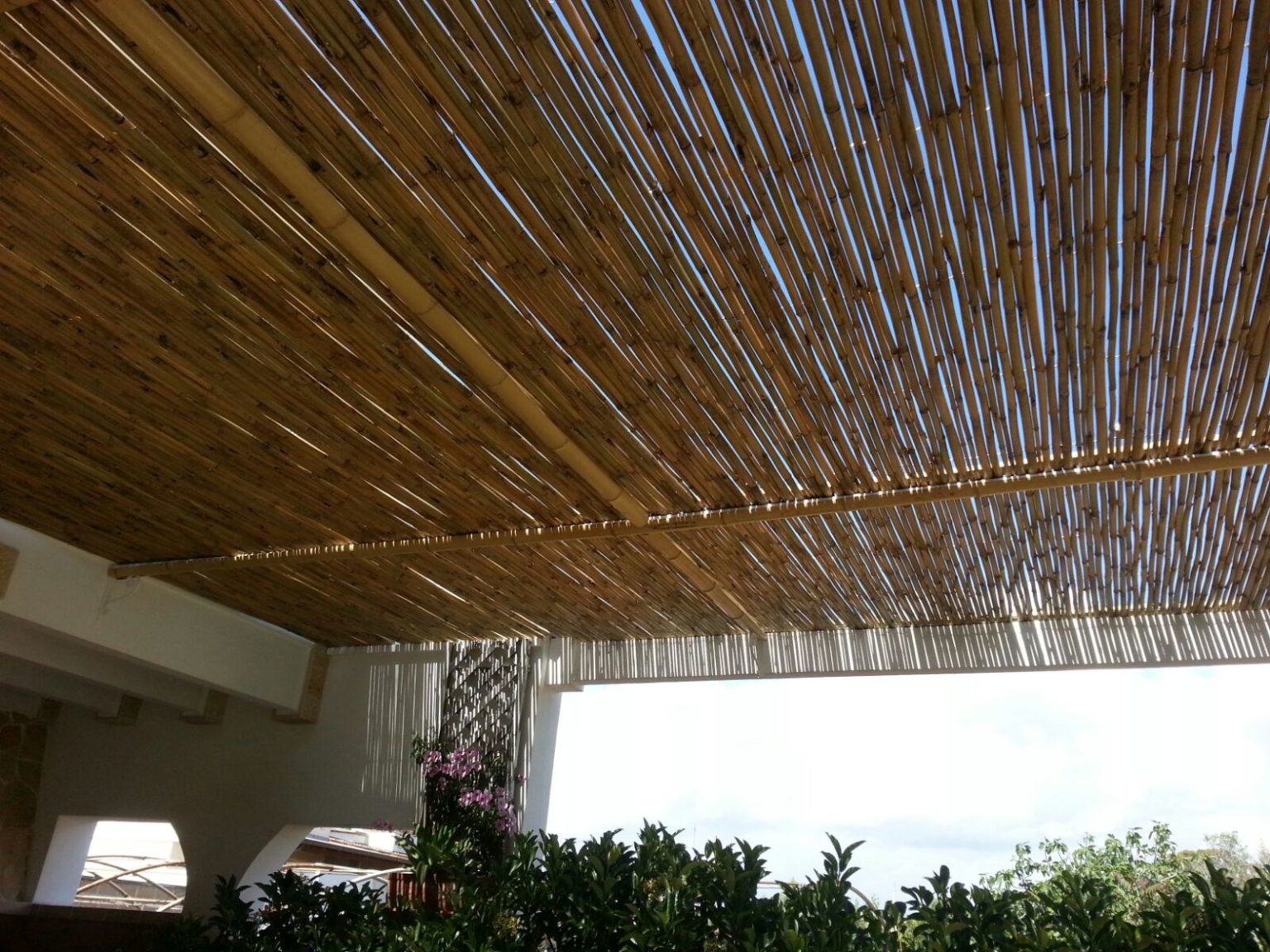 Arella di bambù in rotolo In cannette Ø 4 - 5 mm - Scandecasa